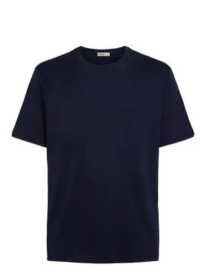 Herno Cotton Layered T-shirt - Blue