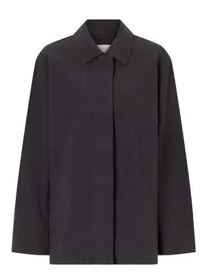 THE ROW The Row Baeza Cotton Jacket Black