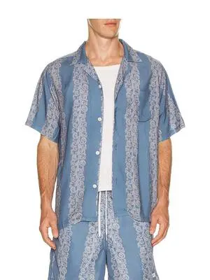 BATHER Coral Fiesta Printed Camp Shirt In . Also - Multi