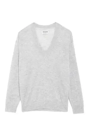 Zadig&Voltaire Swyny Jumper In 100% Cashmere - Grey