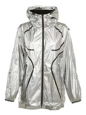 Stella McCartney X Adidas Metallic Hooded Jacket - Silver