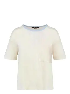 SMYTHE Smythe Ribbed T-Shirt With Chest Pocket