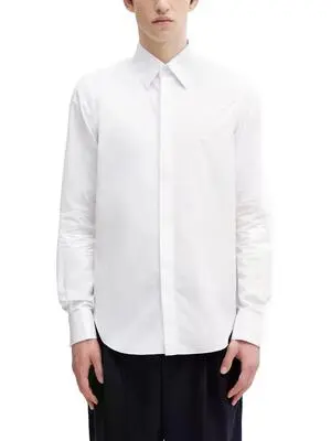 Rhude Logo-embroidered Button-down Shirt - White