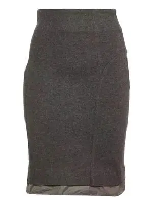 Brunello Cucinelli Panelled Design Pencil Skirt - Grey