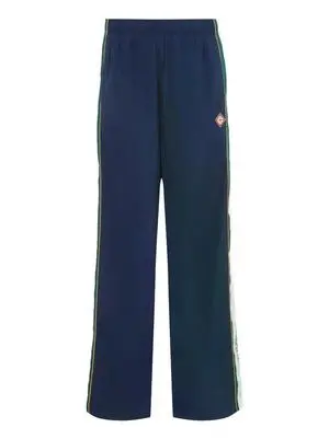 Casablanca Logo-patch Side-stripe Track Pants - Blue