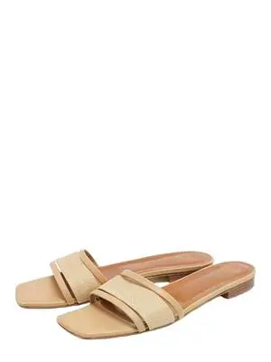MALONE SOULIERS Demi Woven Strap Sandals - Neutrals