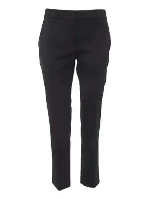 Prada Straight-leg Cropped Trousers - Black