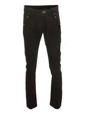 LOUIS VUITTON Straight-fit Gabardine Trousers - Black