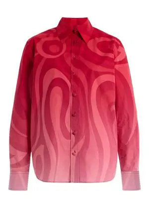 Emilio Pucci Gradient Poplin Shirt - Pink