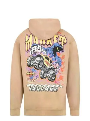 MARKET No Guts No Glory Graphic-print Hoodie - Brown
