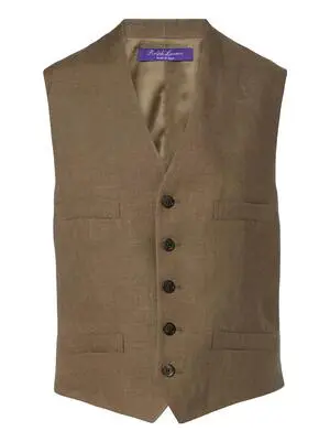 Ralph Lauren Jaiden Linen Vest - Brown