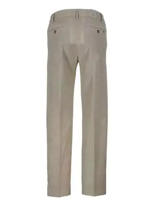 RE-HASH Pleated Detail Tailored Trousers - Neutrals