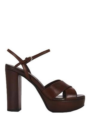 Miu Miu Miu Miu Platform Sandals Caffe