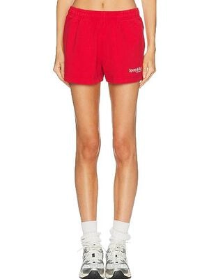 SPORTY & RICH Modern Disco Short - Ruby