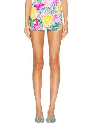 CHLOÉ Chloe Floral Mini Skirt