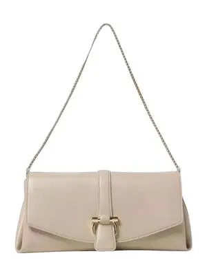 FERRAGAMO Ferragamo Mia Shoulder Bag Neutrals