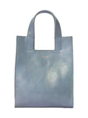Bally Small Easy Leather Tote Bag - Blue