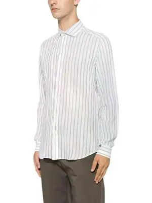 VELA SHOP Striped Long-sleeve Shirt - Neutrals