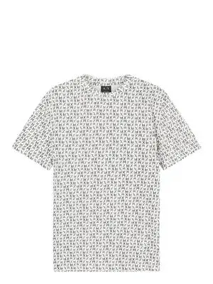 Armani Exchange Logo-print Cotton T-shirt - Neutrals