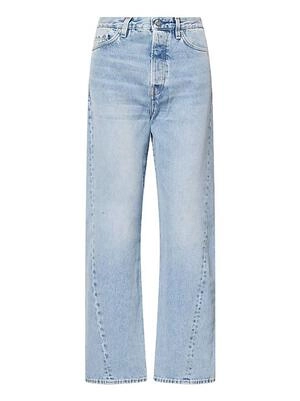 TOTEME Twisted-seam Straight-leg Denim Jeans - Worn Blue