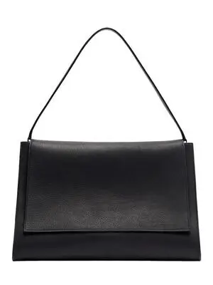 Nour Hammour Amal Leather Shoulder Bag - Black