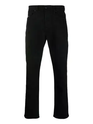 DIESEL® High-waisted Tapered Leg Jeans - Black