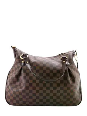 LOUIS VUITTON Damier Ebene Evora Mm Satchel - Brown