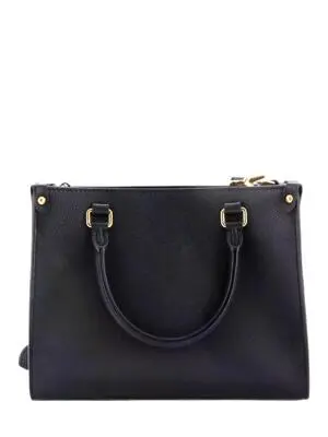 LOUIS VUITTON Lock & Go Leather Tote Bag - Black