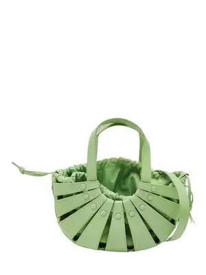 Bottega Veneta Small Shell Tote Bag - Green