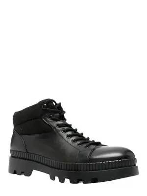 SERGIO MORETTI FIRENZE Leather Boots - Black