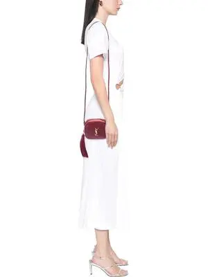 SAINT LAURENT Saint Laurent Calfskin Monogram Blogger Bag