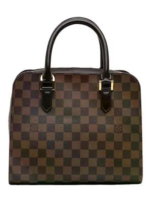 LOUIS VUITTON Damier Ebene Triana Handbag - Brown