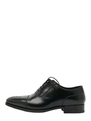 TOM FORD Brogue Detail Lace-up Oxfords - Black