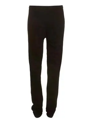 JIL SANDER Jersey Straight-leg Trousers - Black
