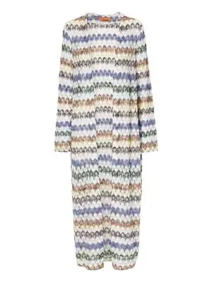 Missoni Striped Crochet-knit Cardigan - Multi