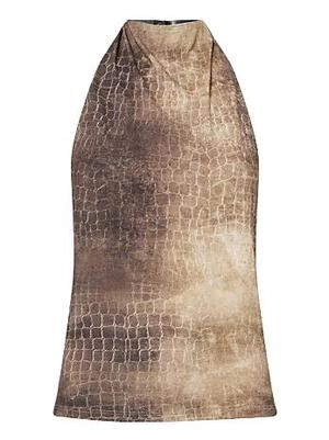 JADED LONDON Zene Backless Woven Top - Multi