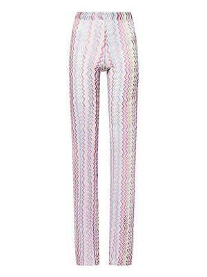 Missoni Flared Zig-zag Mesh Trousers - Multi
