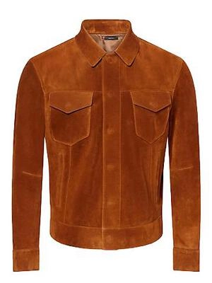TOM FORD Suede Western Jacket - Rust