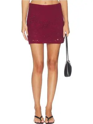 FRAME The Postcard Skirt - Red