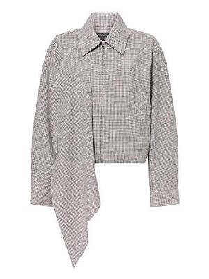 Rag & Bone Krista Checked Wool Jacket - Blackpld