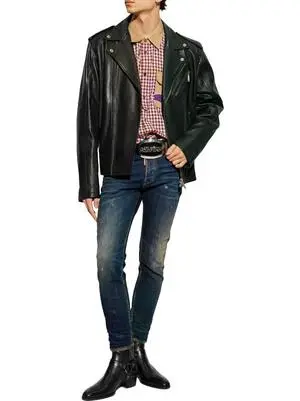 Dsquared2 Plaid-check Pattern Cotton Shirt - Red