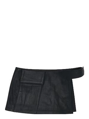 ST. AGNI Utility Leather Belt - Black