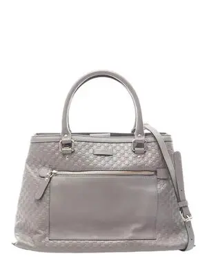 Gucci Microssima Satchel - Grey