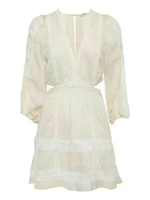 Sandro Alaya Cutout Dress - Neutrals