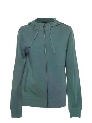 Dolce & Gabbana Zip-up Knit Hoodie - Green