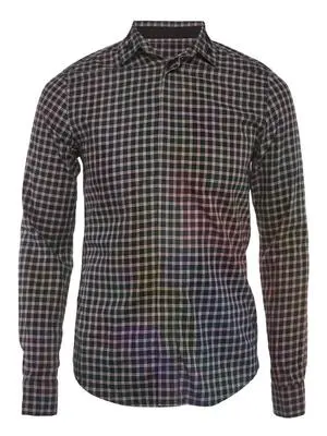 Givenchy Checked Slim-fit Shirt - Blue