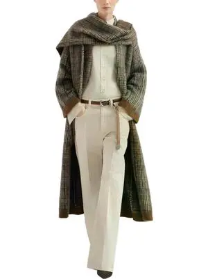 Brunello Cucinelli Dyed-denim Contemporary Loose Trousers - Neutrals