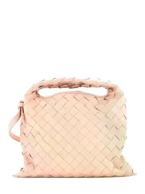 Bottega Veneta Intrecciato Nappa Mini Satchel - Pink