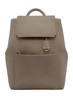 MAISON DE SABRE Large Leather Backpack - Grey