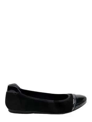 Hogan Sequinned Ballerina Flats - Black